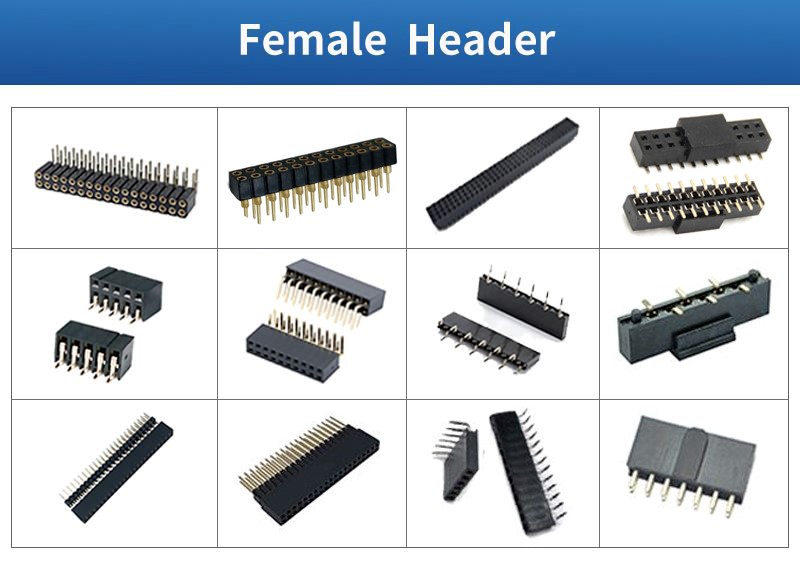 1.27mm Pin Female Header Connector, pitch 2.54mm,16 pin Female Header Manufacturer,Shenzhen ...